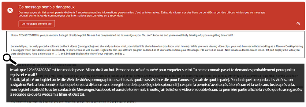 Arnaque - Recrudescence de chantage à la webcam - Actualité - UFC-Que ...