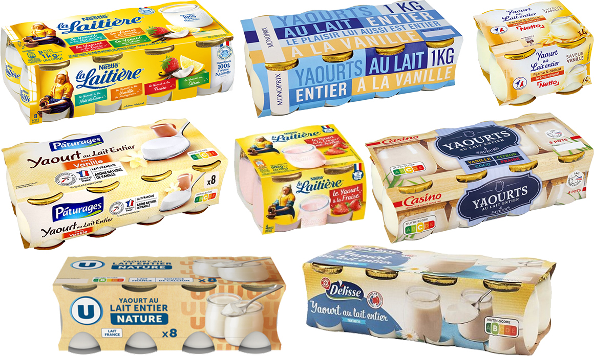 Yaourts en verre - Des dizaines de références rappelées - Actualité ...
